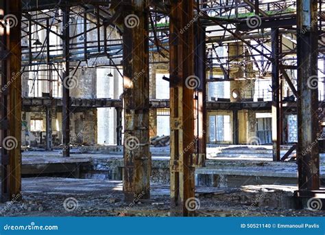 Oude Fabriek Stock Foto Image Of Ijzer Industrieel 50521140