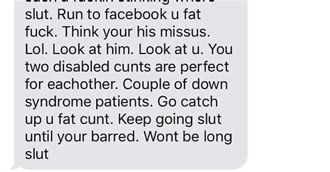 2 Of Hundreds Of Thousand Messages From A Very Abusive Man Who Had Done