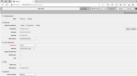 Lab 2 1 First Interactions With The Mikrotik Router