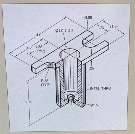 Solved Please Help Build This In Solidworks And Post