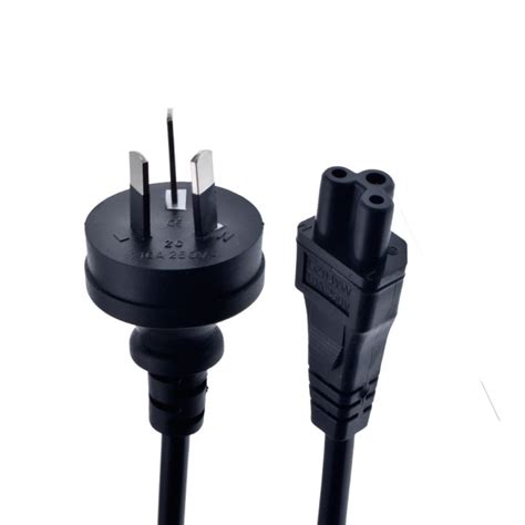 AU Australia AC Power Cable AUS Australian IEC C Cloverleaf Power Extension Cord M Ft For