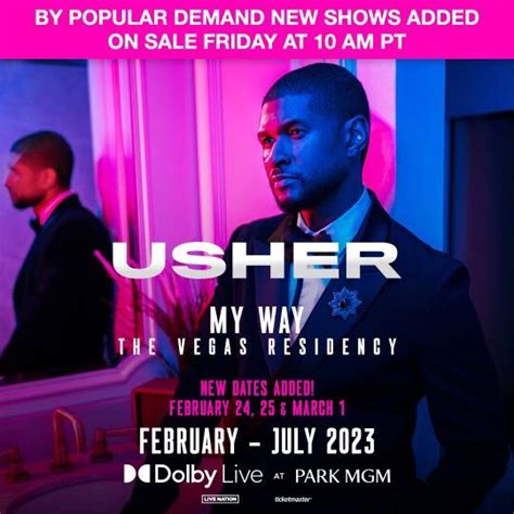 Usher Adds Additional Dates To 2023 Las Vegas Residency