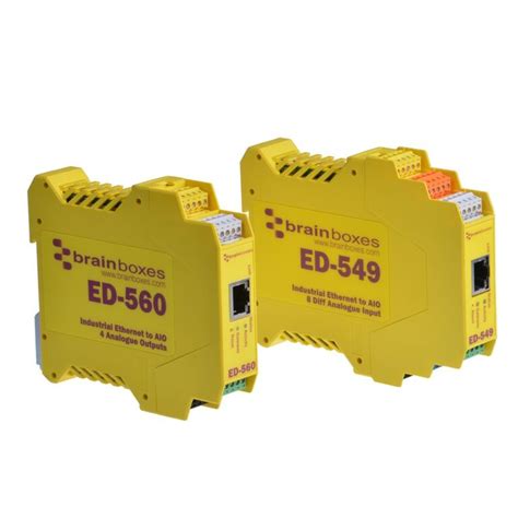 ED Ethernet To Analogue Inputs ASCII Gateway Brainboxes