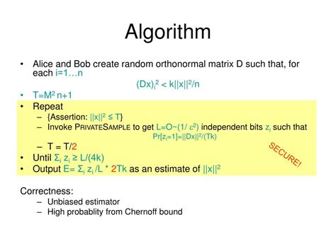 Ppt Efficient Private Approximation Protocols Powerpoint Presentation