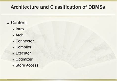Ppt Architecture And Classification Of Dbmss Powerpoint Presentation Id8969763