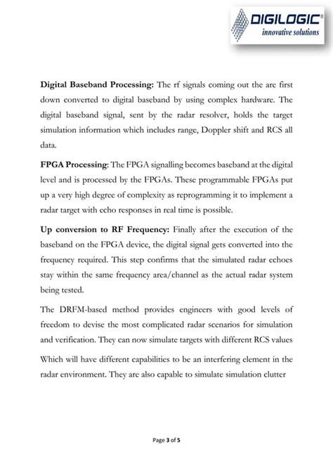 Radar Simulators From Digilogic Systems Pdf