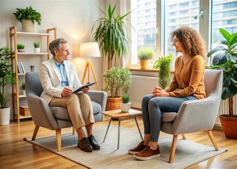 Mental Health Consultation Therapy Session And Supportive Interaction