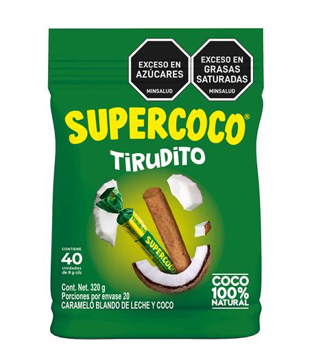 Supercoco Tirudito X 40 Unid Multidulces