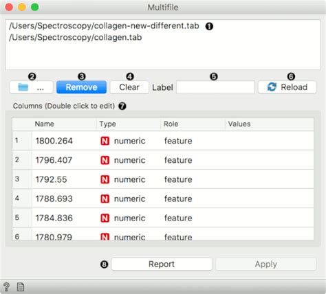 orange data mining multifile