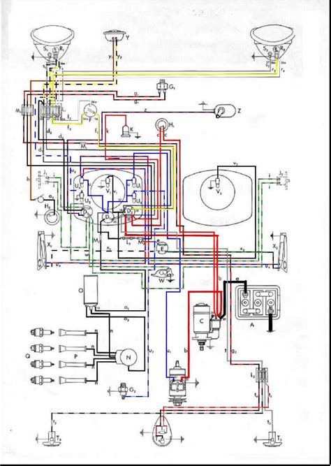 Complete 1971 Vw Beetle Wiring Diagram And Electrical Restoration Guide
