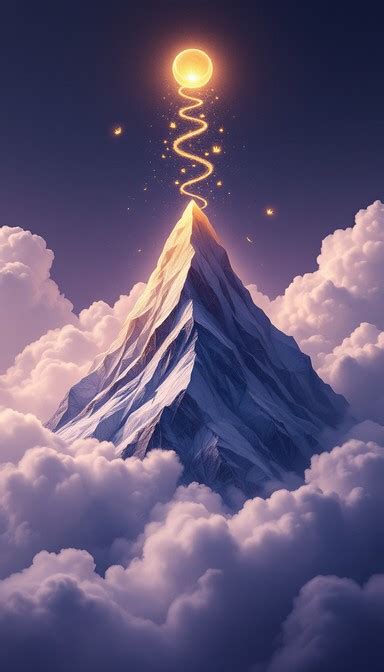 Free Sacred Mountain Crown Image Mountain Peak Geometric Download
