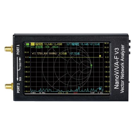 Nanovna F V3 4 3 Inch Lcd 1m 6ghz Vector Network Analyzer Shortwave Analyzer Mf Hf Vhf Uhf