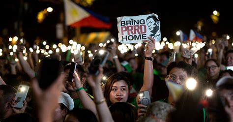 Supporters And Detractors Of Philippines Duterte Rally On His 80th