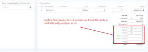 823 Purchase Custom Fields — Motadata Itsm User Guide Documentation