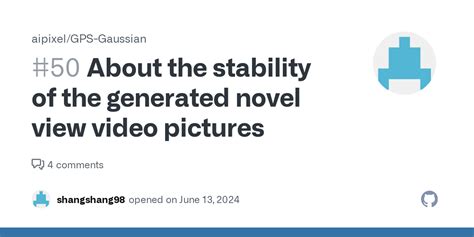 About The Stability Of The Generated Novel View Video Pictures Issue 50 Aipixel GPS