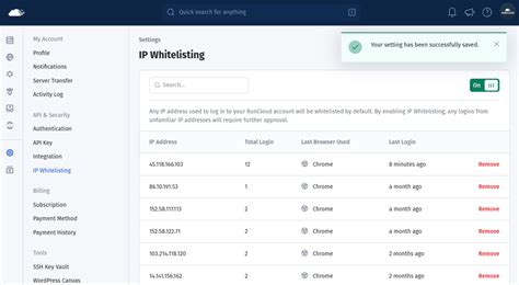 Ip Whitelisting Runcloud Docs