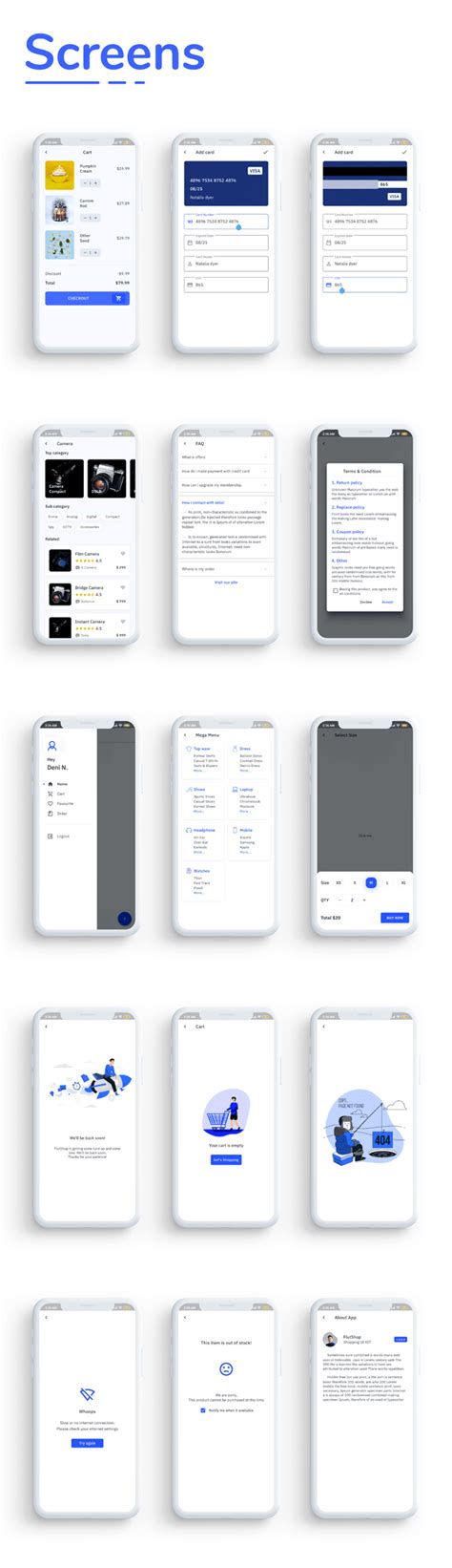 Flutshop Flutter Shopping Ui Kit Codemarket