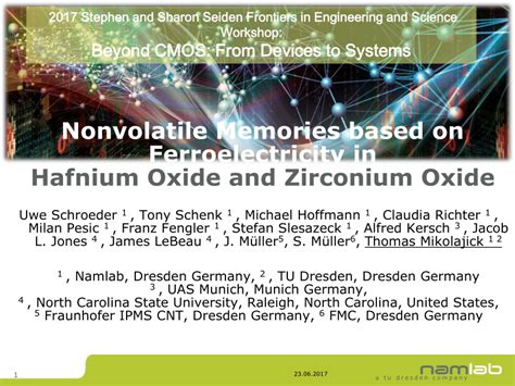 Pdf Nonvolatile Memories Based On Ferroelectricity In Hafnium Oxide And Zirconium Oxide