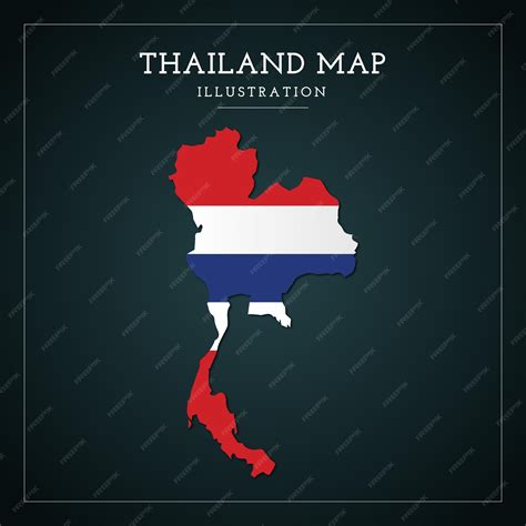 Premium Vector 3d Thailand Map Vector Illustration
