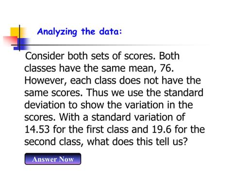 Standard Deviationppt Standardized Testing Educational Assessment