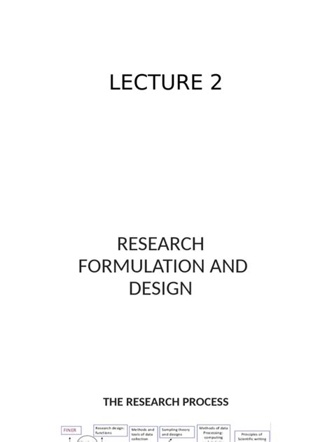 Research Formulation And Design Pdf Goal Methodology