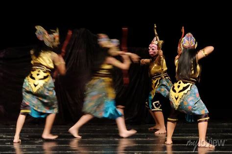 Tari Topeng Panji Panji Traditional Dance Traditional Mask Wall Mural Murals Javanese Java
