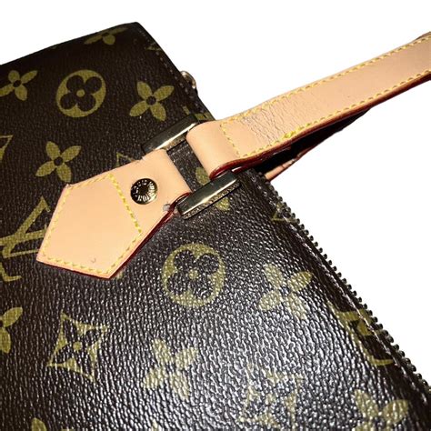 Sexy Louis Vuitton Handbag With Suede Lining Gold Depop