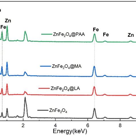 Ftir Spectra Of Znfe2o4la Znfe2o4ma Znfe2o4paa And Uncoated