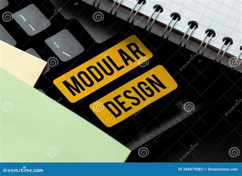 Handwriting Text Modular Design Business Overview Product Designing To Produce Product By