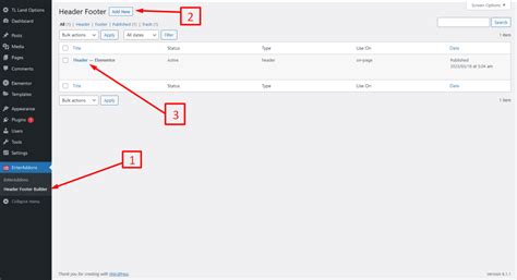 How To Use Header And Footer Builder Module Of EnterAddons Enter Addons