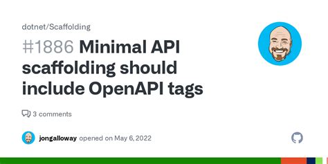 Minimal Api Scaffolding Should Include Openapi Tags · Issue 1886