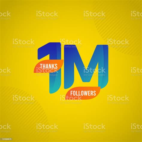 감사 1 M 추종자 벡터 템플릿 디자인 일러스트 기념일에 대한 스톡 벡터 아트 및 기타 이미지 기념일 디자인 로고 Istock