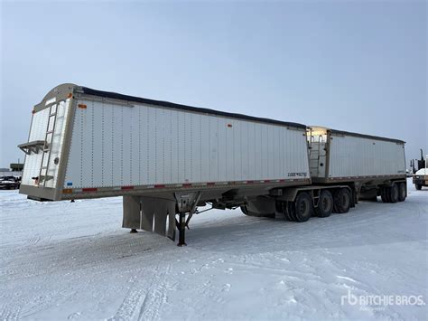 2015 Lode King 28 Ft Super B Train Lead Grain Trailer Ritchie Bros