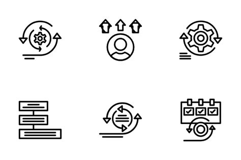 Agile Icon Pack 50 Free Download Services Icons Iconscout