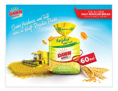 Dawn Bread Regular Half Pack Launch Kv Behance