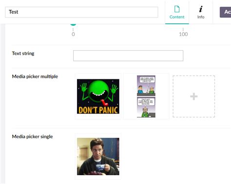 images added by a media picker editor cannot be used in a view · issue 4065 · umbraco umbraco