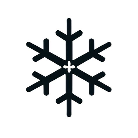 Elegant Snowflake Icon Svg