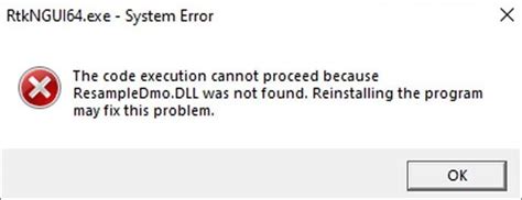 Fix “resampledmo Dll Is Missing” Error On Windows