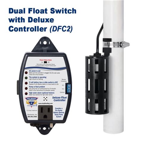 Dual Float With Deluxe Controller Stop Flooding