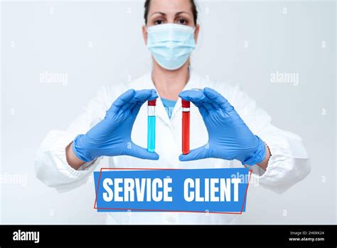 Writing Displaying Text Service Client Business Approach Dealing With Customers Satisfaction