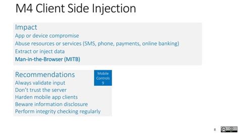 Owasp Top 10 Mobile Risks V 1 3 Publish Ppt