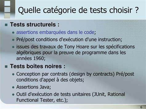 PPT Tests Unitaires PowerPoint Presentation Free Download ID