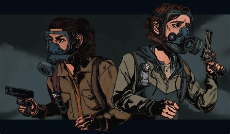Ellie And Dina Fanart By Me Rthelastofus
