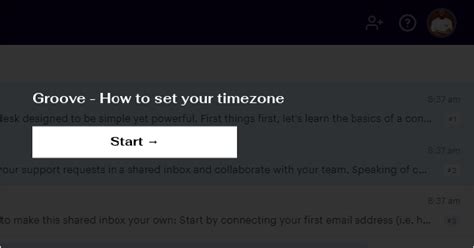 Groove How To Set Your Timezone