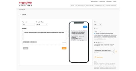 Engaging Networks Launches Powerful Nonprofit Texting Tools