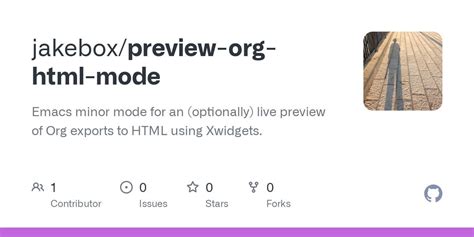 New Package Preview Org Html Mode Live Preview Org Exported Html In