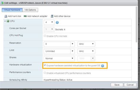 Resolving A Protect Agent Warning About Hardware Assisted Virtualization