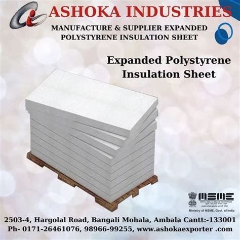 Expanded Polystyrene Insulation Sheet For Packaging At ₹ 64piece In