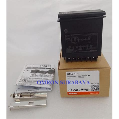 Jual TIMER COUNTER AUTONICS CT6Y 1P4 ORIGINAL Kota Surabaya Omron Surabaya Tokopedia