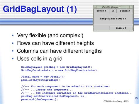 PPT Java Swing Lecture 3 Layout Management PowerPoint Presentation